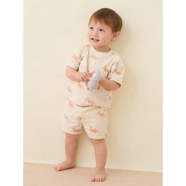 ※このアイテムは返品・交換対象外商品です。ZOZO問い合わせ番号:106723337ショップ:gelato pique，ジェラート　ピケブランド:gelato pique，ジェラートピケ商品名:【BABY】シーサイドキャット柄ショートパンツ...