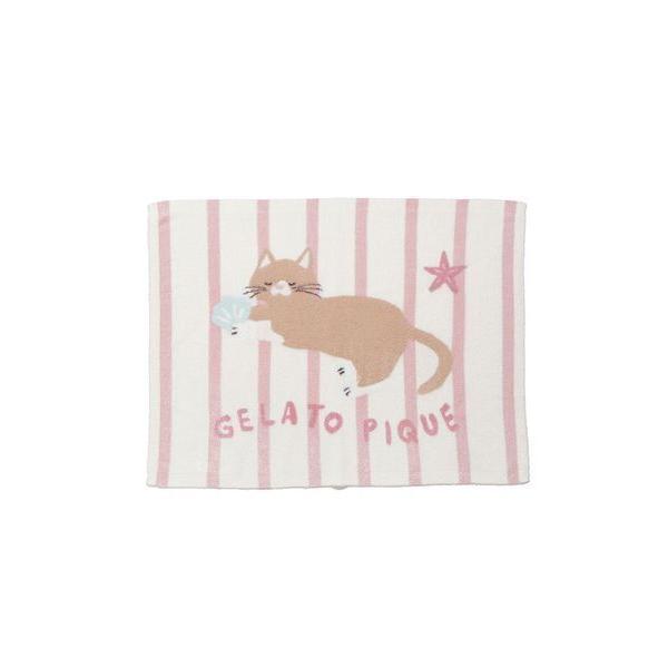 ZOZO問い合わせ番号:106723350ショップ:gelato pique，ジェラート　ピケブランド:gelato pique，ジェラートピケ商品名:【KIDS】スムーズィーシーサイドキャットジャガードブランケットカテゴリ:インテリア&g...