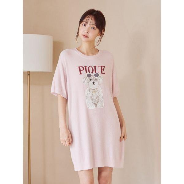 ZOZO問い合わせ番号:106723384ショップ:gelato pique，ジェラート　ピケブランド:gelato pique，ジェラートピケ商品名:ファッションCATS＆DOGSジャガードミニワンピースカテゴリ:ルームウェア>ルー...