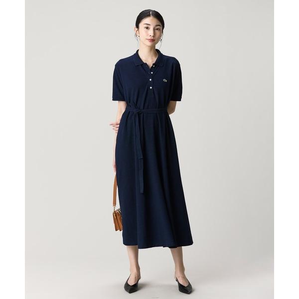 『セール実施中』ZOZO問い合わせ番号:106723490ショップ:LACOSTE，ラコステブランド:LACOSTE，ラコステ商品名:インディゴ鹿の子ポロドレス / フレアワンピースカテゴリ:ワンピース/ドレス>ワンピースブランド品番...
