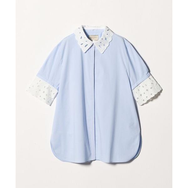 ZOZO問い合わせ番号:106723917ショップ:UNITED ARROWS，ユナイテッドアローズブランド:UNITED ARROWS，ユナイテッドアローズ商品名:エンブロイダリー シャツ ブラウス 4WAYカテゴリ:トップス>シャ...