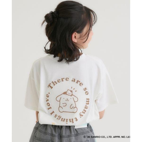ZOZO問い合わせ番号:106759829ショップ:NARUMIYA ONLINE，ナルミヤ オンラインブランド:PINK-latte，ピンクラテ商品名:【ポムポムプリン】バックプリントビッグTシャツカテゴリ:トップス>Tシャツ/カッ...