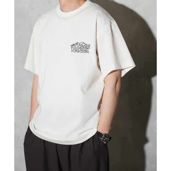 ZOZO問い合わせ番号:106759931ショップ:C.E.L.STORE，セルストアブランド:NANGA，ナンガ商品名:NANGA / ナンガ ECO HYBRID LINE DRAWING TEE エコハイブリッド ラインドローイン T...