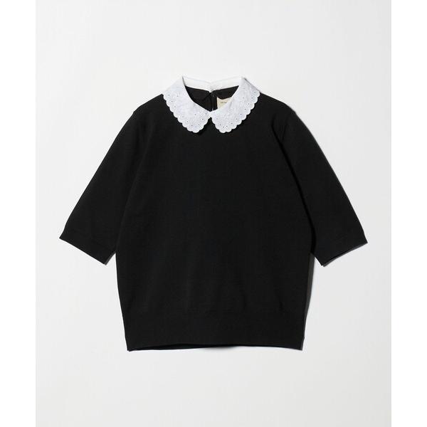 ZOZO問い合わせ番号:106795459ショップ:UNITED ARROWS，ユナイテッドアローズブランド:UNITED ARROWS，ユナイテッドアローズ商品名:レディー フラワー ビジュー ニットカテゴリ:トップス>ニット/セー...
