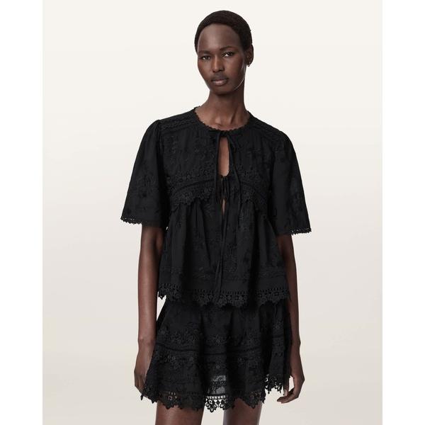 ZOZO問い合わせ番号:106796260ショップ:ALLSAINTS，オールセインツブランド:ALLSAINTS，オールセインツ商品名:LILLITH TOP | LILLITH トップカテゴリ:トップス>その他トップスブランド品番...