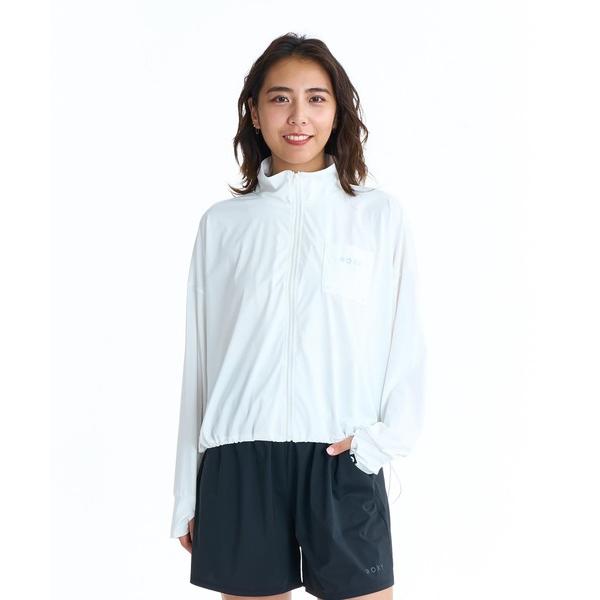 『セール実施中』ZOZO問い合わせ番号:106796617ショップ:ROXY/QUIKSILVER，ロキシー/クイックシルバーブランド:ROXY，ロキシー商品名:ROXY AUROLA STAND スタンドカラーラッシュガード「2026年春...