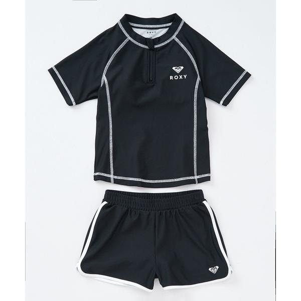『セール実施中』ZOZO問い合わせ番号:106796645ショップ:ROXY/QUIKSILVER，ロキシー/クイックシルバーブランド:ROXY，ロキシー商品名:ROXY キッズ BRIGHT RIDE ラッシュ＆ショーツ セット「2026...