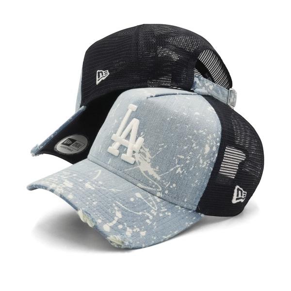 ZOZO問い合わせ番号:106797104ショップ:ONSPOTZ，オンスポッツブランド:NEW ERA，ニューエラ商品名:ニューエラメッシュキャップ 9FORTYA-FRAME スプラッシュペイントデニムMLB ONSPOTZ別注カテゴリ...