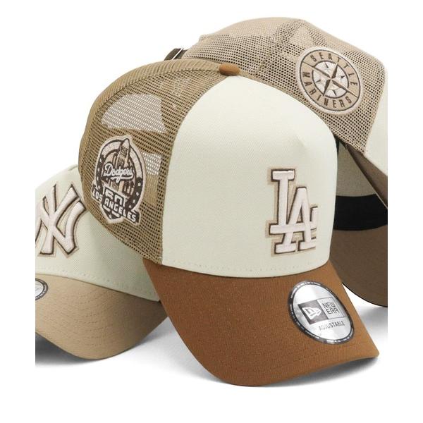 ZOZO問い合わせ番号:106797107ショップ:ONSPOTZ，オンスポッツブランド:NEW ERA，ニューエラ商品名:ニューエラメッシュキャップ 9FORTYA-FRAME ツートーンサイドパッチMLB ONSPOTZ別注カテゴリ:帽...