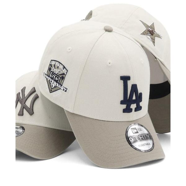 ZOZO問い合わせ番号:106797108ショップ:ONSPOTZ，オンスポッツブランド:NEW ERA，ニューエラ商品名:ニューエラキャップ 9FORTY ツートーンサイドパッチMLB ONSPOTZ別注カテゴリ:帽子>キャップブラ...