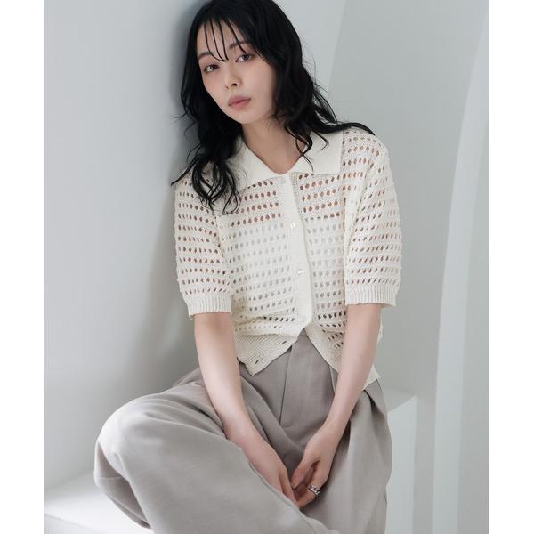 ZOZO問い合わせ番号:106797389ショップ:LIAN，リアンブランド:LIAN，リアン商品名:メッシュサマーポロニットカテゴリ:トップス>ニット/セーターブランド品番:244-321L1038素材:ポリエステル　100%原産国...