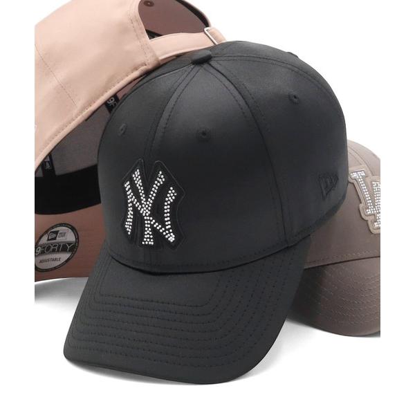 ZOZO問い合わせ番号:106797405ショップ:ONSPOTZ，オンスポッツブランド:NEW ERA，ニューエラ商品名:ニューエラキャップ 9FORTY サテンラインストーン MLBONSPOTZ別注カテゴリ:帽子>キャップブラン...