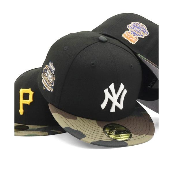 ZOZO問い合わせ番号:106797416ショップ:ONSPOTZ，オンスポッツブランド:NEW ERA，ニューエラ商品名:ニューエラキャップ 59FIFTYサイドパッチ カモ柄MLB ONSPOTZ別注カテゴリ:帽子>キャップブラン...