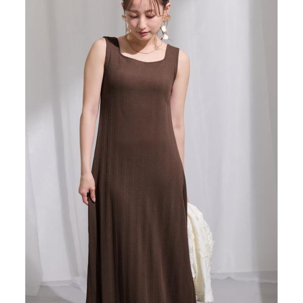 ZOZO問い合わせ番号:106798425ショップ:COHINA STORE，コヒナストアブランド:COHINA，コヒナ商品名:カップ付きスクエアネックワンピース 【低身長・小柄女性】カテゴリ:ワンピース/ドレス>ワンピースブランド品...