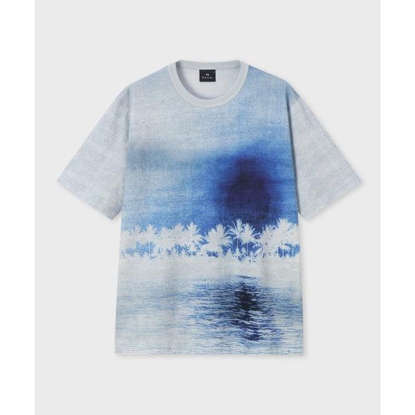 ZOZO問い合わせ番号:106798842ショップ:Paul Smith，ポール・スミスブランド:PS Paul Smith，ピーエスポールスミス商品名:Sunset Palms” 半袖Tシャツ / 162517 220Xカテゴリ:トップス...