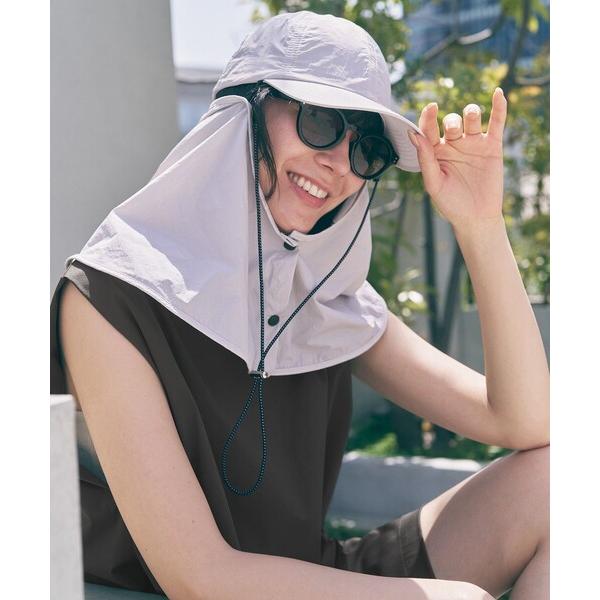 ZOZO問い合わせ番号:106835486ショップ:UNFILO，アンフィーロブランド:UNFILO，アンフィーロ商品名:UVカット ケープ付きキャップカテゴリ:帽子>キャップブランド品番:ZZUMLM0004素材:カーキ/ライトグレ...