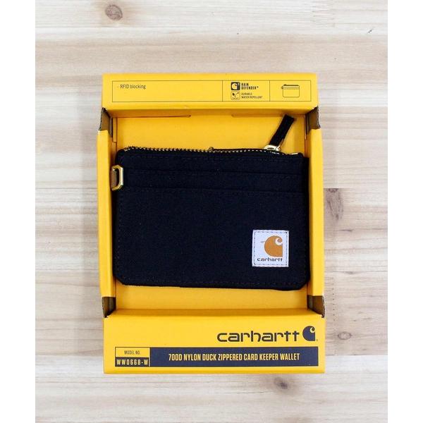 『タイムセール実施中』ZOZO問い合わせ番号:106836305ショップ:TopIsm，トップイズムブランド:Carhartt，カーハート，TopIsm，トップイズム商品名:ナイロンダック製ジッパー付きカードキーパーウォレット 700D N...