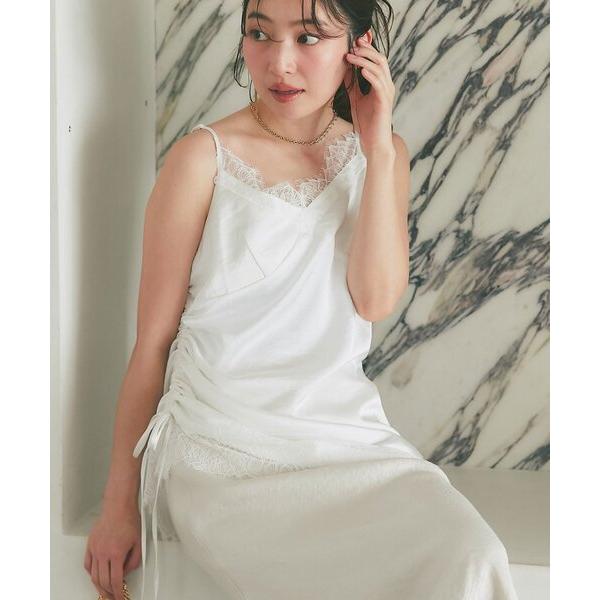 ZOZO問い合わせ番号:106836983ショップ:La boutique BonBon，ラブティックボンボンブランド:La boutique BonBon，ラブティックボンボン商品名:【差がつくトレンドスタイル！】レースサテンアシメドロス...