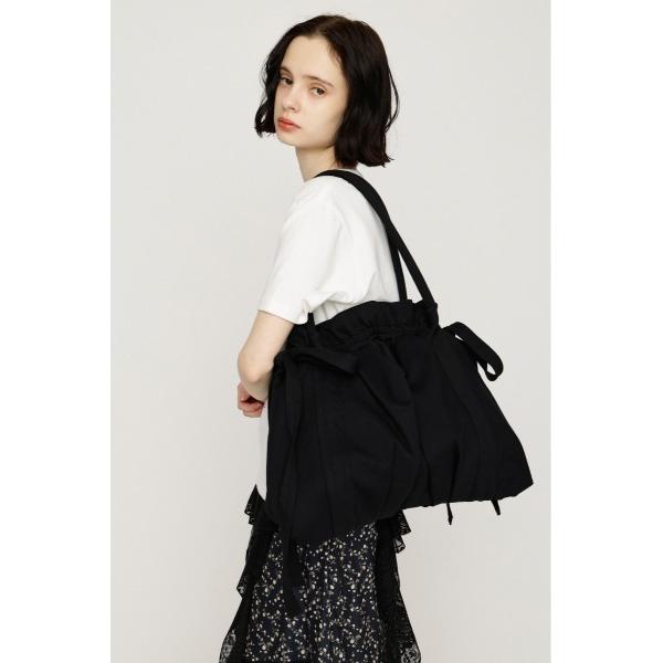 ZOZO問い合わせ番号:106837458ショップ:SLY，スライブランド:SLY，スライ商品名:SW GATHER RIBBON BAG スウェットギャザーリボンバッグカテゴリ:バッグ>ショルダーバッグブランド品番:030JSA55...