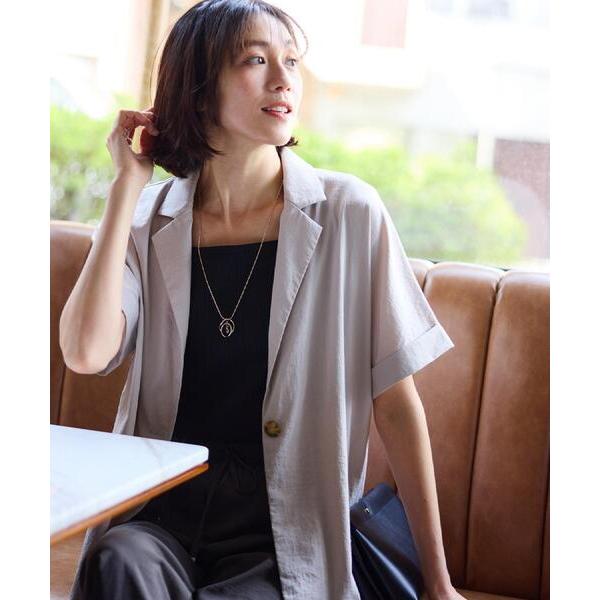 『タイムセール実施中』ZOZO問い合わせ番号:106838049ショップ:SHOO・LA・RUE，シューラルーブランド:SHOO・LA・RUE，シューラルー商品名:【S-LL/洗濯機可/セットアップ可】軽凛(かろりん) ひんやり半袖ジャケッ...