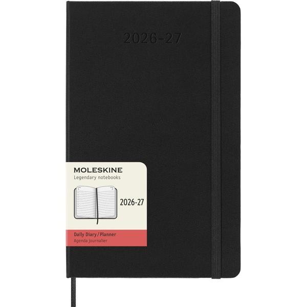ZOZO問い合わせ番号:106838202ショップ:MOLESKINE，モレスキンブランド:MOLESKINE，モレスキン商品名:手帳 2026年 7月始まり 18ヵ月 デイリーダイアリー ラージサイズ (横13cm×縦21cm) ハードカ...