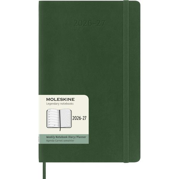 ZOZO問い合わせ番号:106838204ショップ:MOLESKINE，モレスキンブランド:MOLESKINE，モレスキン商品名:手帳 2026年 7月始まり 18ヵ月 ウィークリーダイアリー ラージサイズ (横13cm×縦21cm) ソフ...