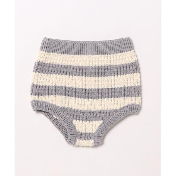 『タイムセール実施中』ZOZO問い合わせ番号:106838912ショップ:MaG.，マグブランド:Mag.，マグ商品名:Knit Bloomer || Dusty Blue Stripeカテゴリ:ママ＆ベビー>マタニティウェア/グッズ...