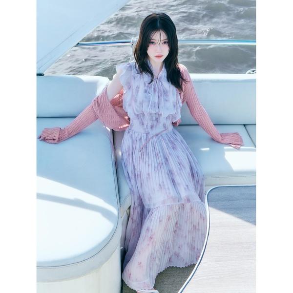 ZOZO問い合わせ番号:106875370ショップ:SNIDEL，スナイデルブランド:SNIDEL，スナイデル商品名:【販路限定サイズあり】Sustainableフリルプリーツワンピースカテゴリ:ワンピース/ドレス>ワンピースブランド...