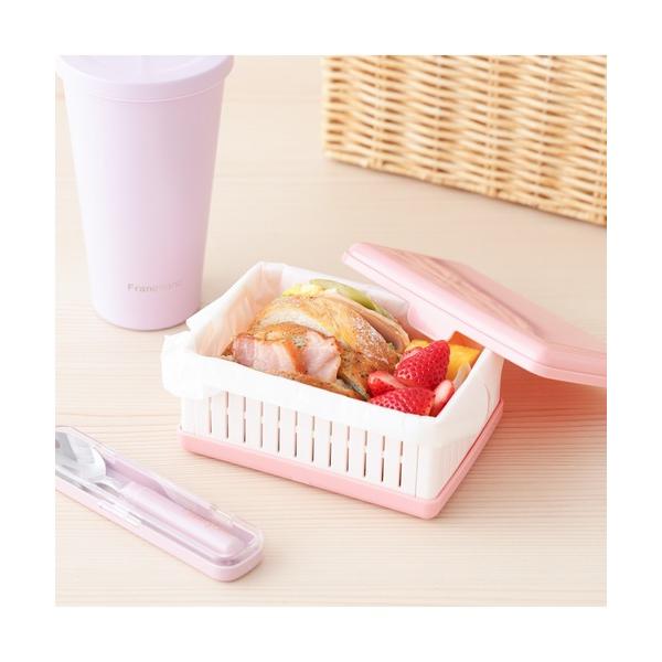 ZOZO問い合わせ番号:106875764ショップ:Francfranc，フランフランブランド:Francfranc，フランフラン商品名:ロゴ サンドイッチボックス ピンク ピクニック ランチ お弁当箱カテゴリ:食器/キッチン>キッチ...