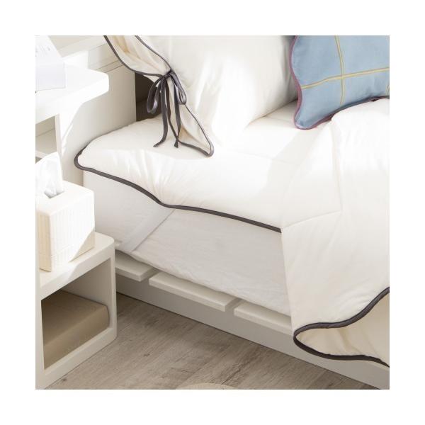 ZOZO問い合わせ番号:106875773ショップ:Francfranc，フランフランブランド:Francfranc，フランフラン商品名:【2026年モデル】ふわろ冷感ベッドパッドバイカラーパイピング シングル アイボリー×ダークグレーカテ...
