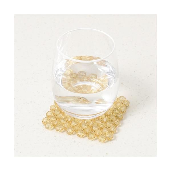 ZOZO問い合わせ番号:106875779ショップ:Francfranc，フランフランブランド:Francfranc，フランフラン商品名:ビーズコースター クリア イエローカテゴリ:食器/キッチン>ランチョンマット/テーブルウェアブラ...