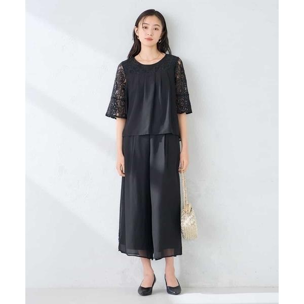 『タイムセール実施中』ZOZO問い合わせ番号:106875862ショップ:a.v.v，アー・ヴェ・ヴェブランド:a.v.v，アーヴェヴェ商品名:【結婚式/お呼ばれに】レースドッキングブラウス・パンツセットアップカテゴリ:ワンピース/ドレス&...