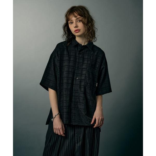 ZOZO問い合わせ番号:106877527ショップ:epnok，エプノックブランド:WETTEMPT，ウィテンプト商品名:MATERIAL CHECK S/S SHIRT / マテリアルチェックS/Sシャツカテゴリ:トップス>シャツ/...