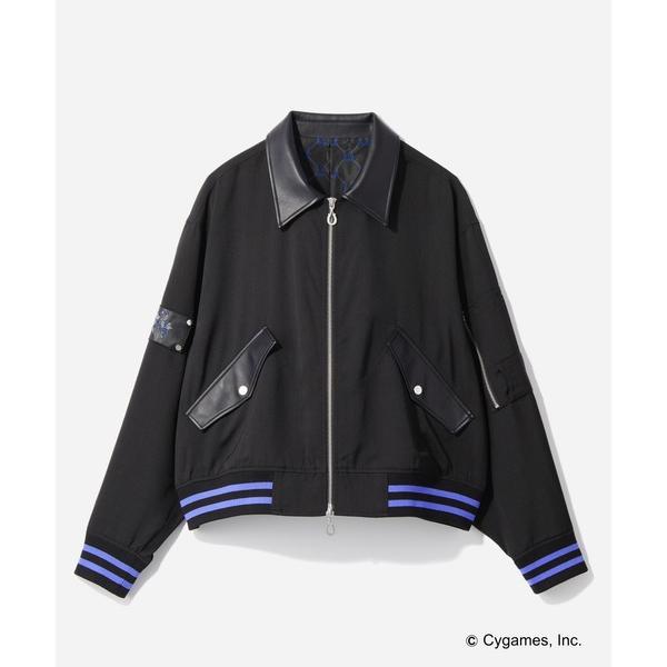 ZOZO問い合わせ番号:106878165ショップ:HARE，ハレブランド:HARE，ハレ商品名:【ウマ娘 × HARE】 レザーキリカエZIPブルゾンカテゴリ:ジャケット/アウター>ブルゾンブランド品番:素材:表生地：ポリエステル1...