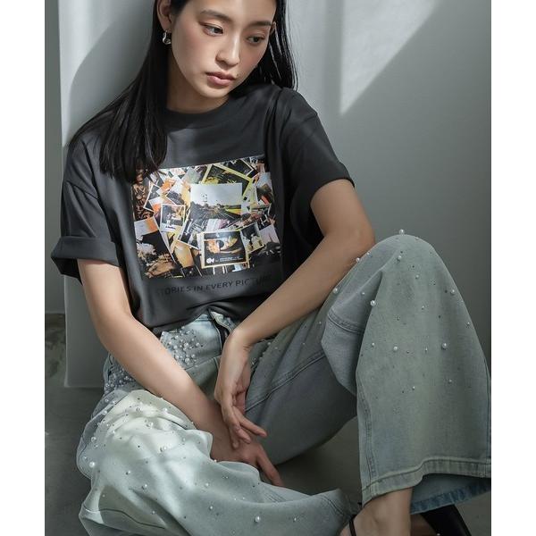 『タイムセール実施中』ZOZO問い合わせ番号:106878522ショップ:mili an deni，ミリアンデニブランド:mili an deni，ミリアンデニ商品名:半袖カラーフォトプリントTシャツカテゴリ:トップス>Tシャツ/カッ...