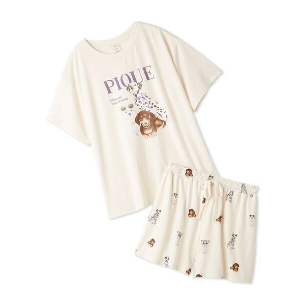 ZOZO問い合わせ番号:106878744ショップ:gelato pique，ジェラート　ピケブランド:gelato pique，ジェラートピケ商品名:【ONLINE限定】ファッションCATS＆DOGS ワンポイントTシャツ＆ショートパンツ...