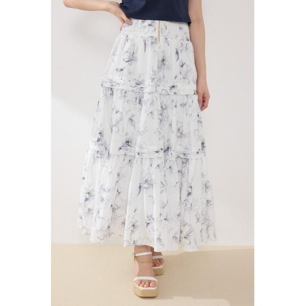 ZOZO問い合わせ番号:106879104ショップ:rienda，リエンダブランド:rienda，リエンダ商品名:ウエストシャーリングタックデザインフレアスカート　春服　夏服カテゴリ:スカート>スカートブランド品番:110JS931-...
