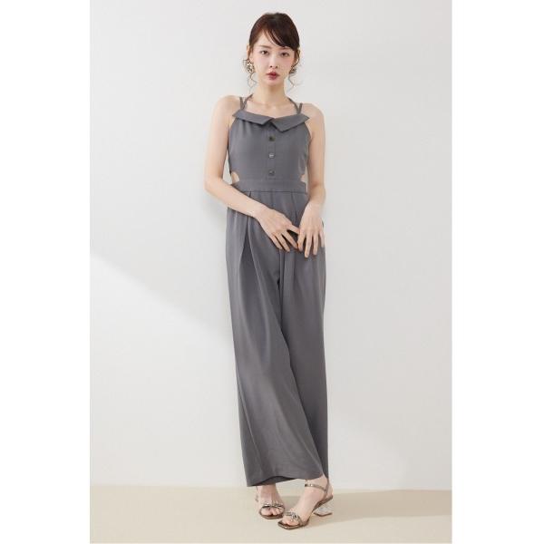 ZOZO問い合わせ番号:106879107ショップ:rienda，リエンダブランド:rienda，リエンダ商品名:ウエストオープンキャミロンパース　春服　夏服カテゴリ:ワンピース/ドレス>パンツドレスブランド品番:110JSA33-2...