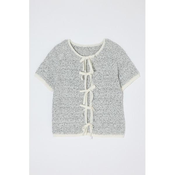 ZOZO問い合わせ番号:106879328ショップ:MOUSSY，マウジーブランド:MOUSSY，マウジー商品名:FRONT RIBBON KNIT カーディガンカテゴリ:トップス>カーディガン/ボレロブランド品番:010JS070-...