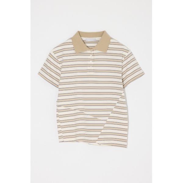 ZOZO問い合わせ番号:106879357ショップ:MOUSSY，マウジーブランド:MOUSSY，マウジー商品名:STRIPED TINY POLO シャツカテゴリ:トップス>Tシャツ/カットソーブランド品番:010JS480-440...