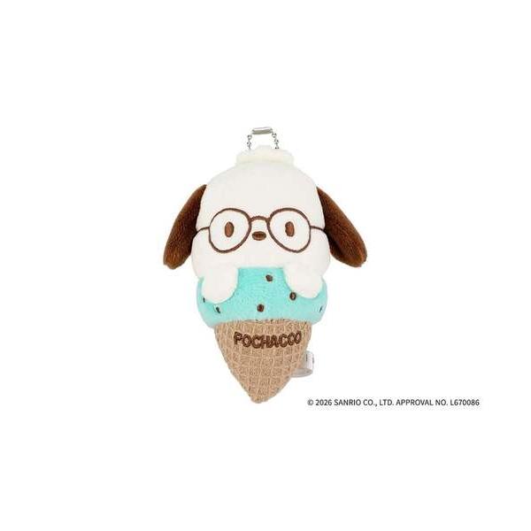 ZOZO問い合わせ番号:106879691ショップ:Zoff，ゾフブランド:Zoff，ゾフ商品名:Zoff｜POCHACCO マスコットクリーナー｜ポチャッコ メガネ・サングラス拭き クリーナー キーホルダー チャーム マスコット スマホ拭...