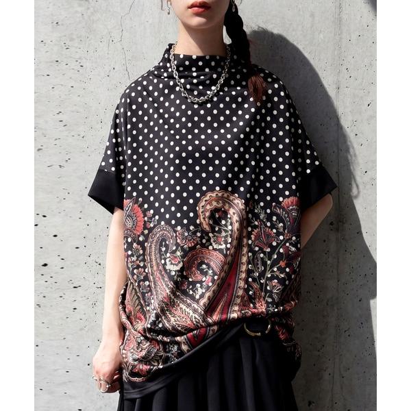 ZOZO問い合わせ番号:106879731ショップ:antiqua，アンティカブランド:antiqua，アンティカ商品名:ドット ペイズリー柄 トップスカテゴリ:トップス>その他トップスブランド品番:PA-03925素材:本体：ポリエ...