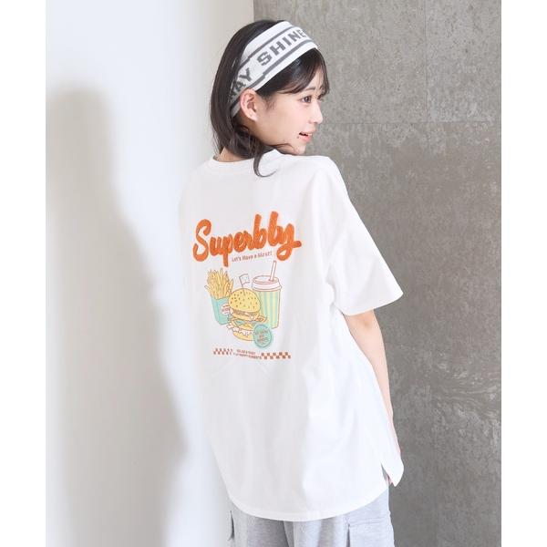 ZOZO問い合わせ番号:106916446ショップ:NARUMIYA ONLINE，ナルミヤ オンラインブランド:LOVETOXIC，ラブトキシック商品名:フードモチーフサガラルーズ半Tカテゴリ:トップス>Tシャツ/カットソーブランド...