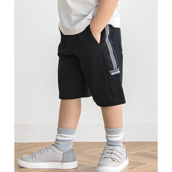 ZOZO問い合わせ番号:106916595ショップ:BEBE ONLINE STORE，ベベ オンラインストアブランド:BeBe Petits Pois Vert，ベベプチポワヴェール商品名:【店舗限定】サイドラインベーシック ハーフパンツ...