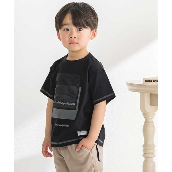 『タイムセール実施中』ZOZO問い合わせ番号:106916612ショップ:BEBE ONLINE STORE，ベベ オンラインストアブランド:BeBe Petits Pois Vert，ベベプチポワヴェール商品名:オーガンジーポイントTシャ...