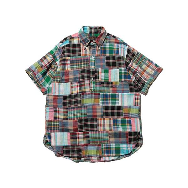 ZOZO問い合わせ番号:106916901ショップ:BEAMS MEN，ビームス メンブランド:BEAMS PLUS，ビームスプラス商品名:B.D. Pullover Classic-fit Patchwork Madras Multiカテ...