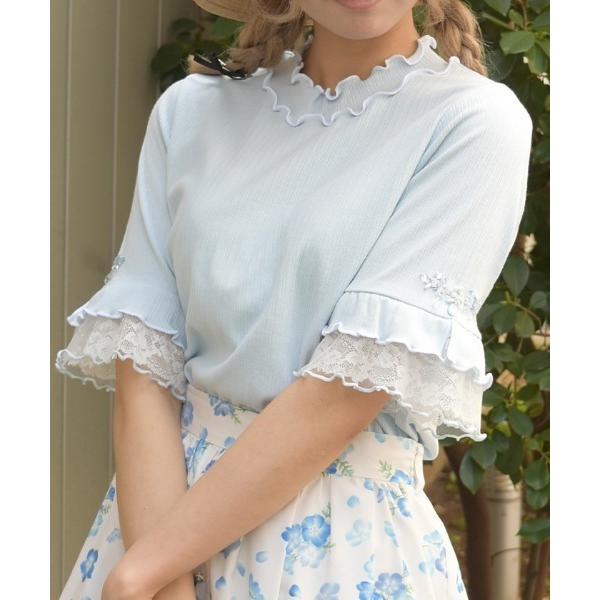 ZOZO問い合わせ番号:106918187ショップ:axes femme，アクシーズファムブランド:axes femme，アクシーズファム商品名:接触冷感チュールメロープルオーバーカテゴリ:トップス>Tシャツ/カットソーブランド品番:...