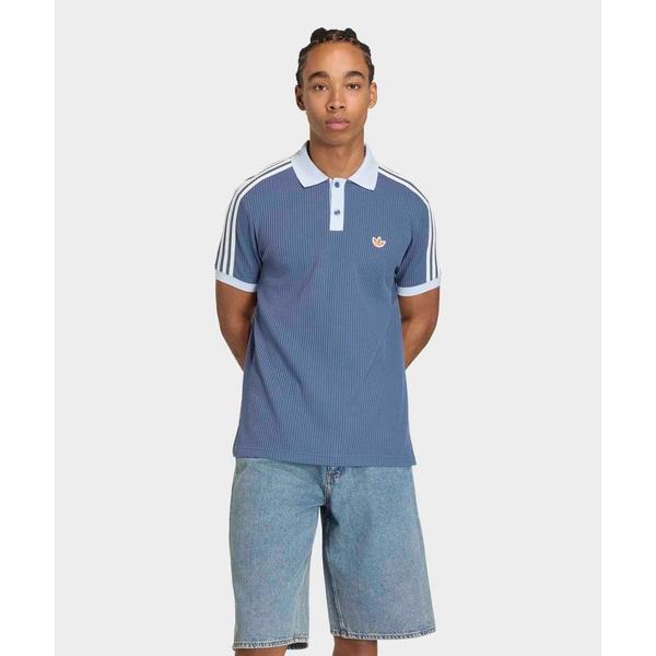 ZOZO問い合わせ番号:106918647ショップ:adidas，アディダスブランド:adidas，アディダス，adidas Originals，アディダスオリジナルス商品名:ワッフル ニット ポロシャツ / アディダスオリジナルス adi...