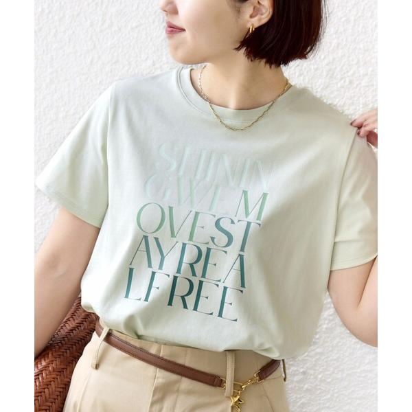 ZOZO問い合わせ番号:106918684ショップ:SHIPS for women，シップス フォー ウィメンブランド:SHIPS，シップス商品名:【WEB限定】オーガニック コットン コンパクト プリント TEEカテゴリ:トップス>...