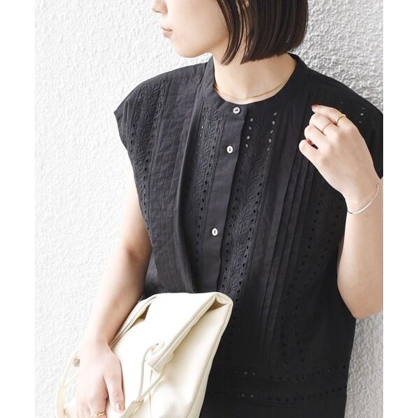 ZOZO問い合わせ番号:106918716ショップ:SHIPS for women，シップス フォー ウィメンブランド:SHIPS Colors，シップス カラーズ商品名:SHIPS Colors:〈手洗い可能〉エンブロイダリー レース フ...